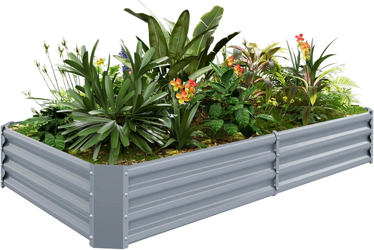 Land Guard Garden Beds , Galvanized Planter Raised Garden Bo Land Guard ...