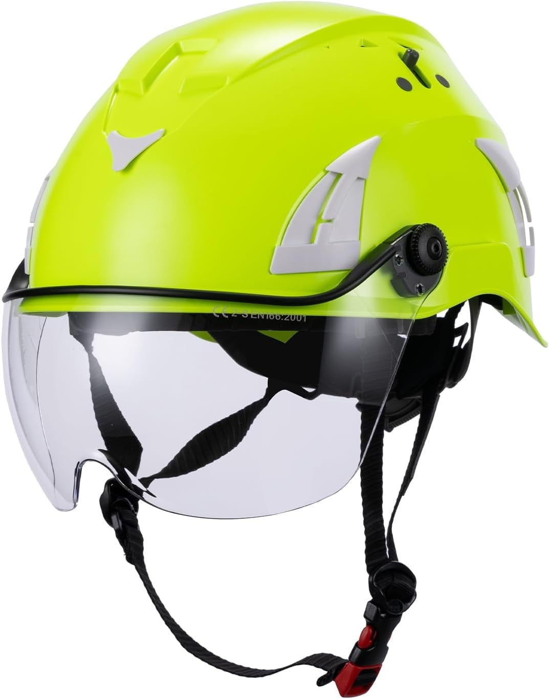 Land Helmets AeroPro Arborist Safety Helmet with Visor – ANSI Z89.1 ...
