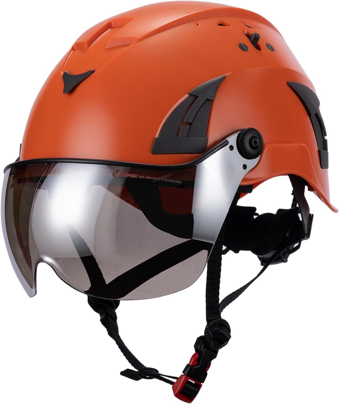 Land Helmets AeroPro Arborist Safety Helmet with Visor – ANSI Z89.1 ...