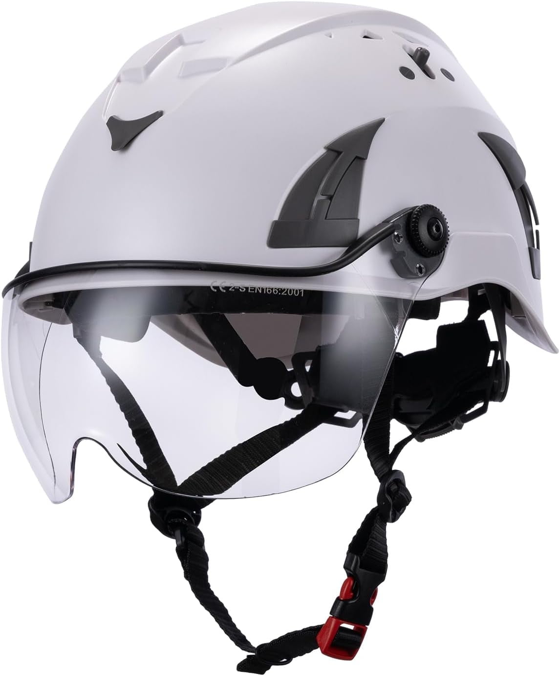Land Helmets AeroPro Arborist Safety Helmet with Visor – ANSI Z89.1 ...