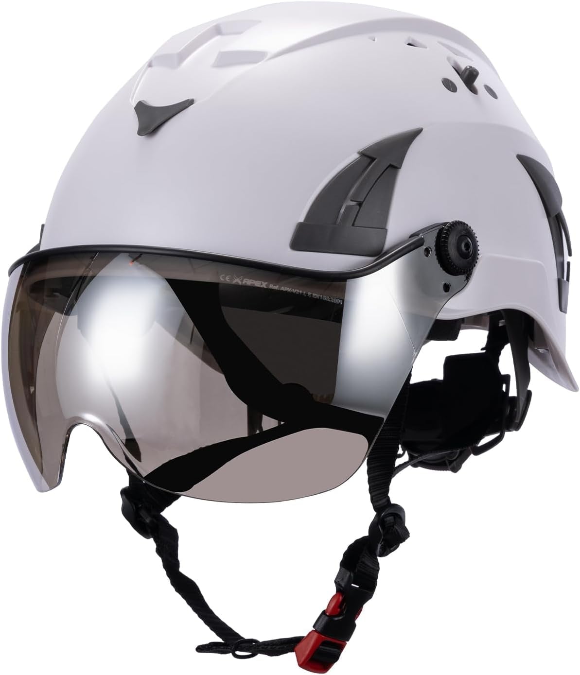 Land Helmets AeroPro Arborist Safety Helmet with Visor – ANSI Z89.1 ...