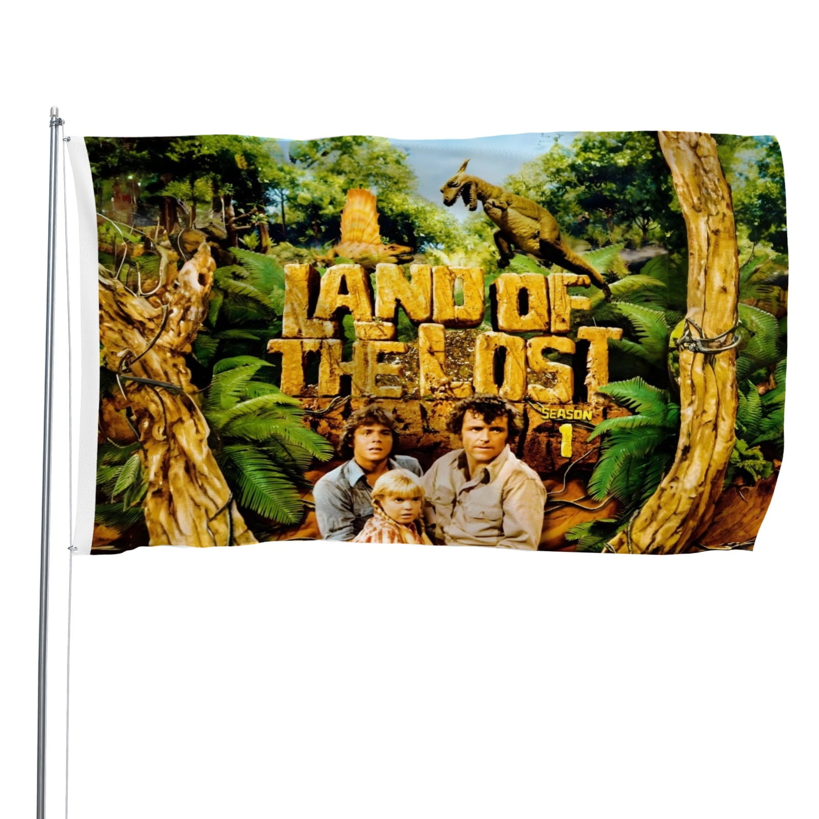 Land of the Lost-themed Printed Flag Perfect gift for fans, friends ...