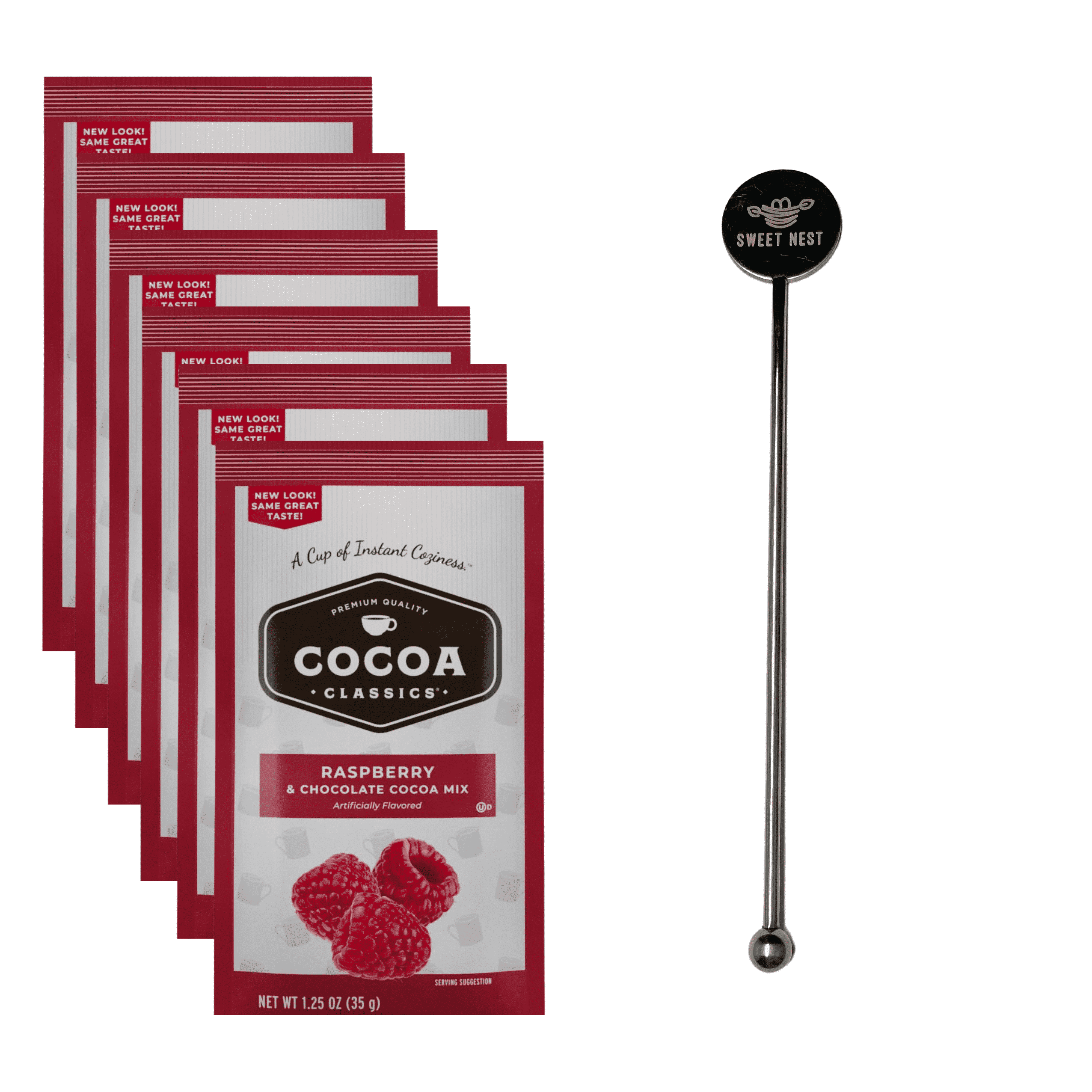 Land O Lakes Cocoa Classics Raspberry & Chocolate Hot Cocoa Mix, 6-Pack ...