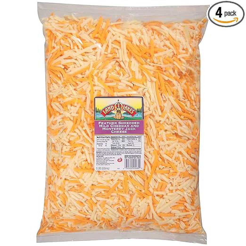 Land O Lakes Feather Shredded Mild Cheddar and Monterey Jack Cheese ...
