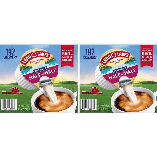 Land O Lakes Pure Pasteurized Mini Moo’s Half & Half Creamer Singles ...