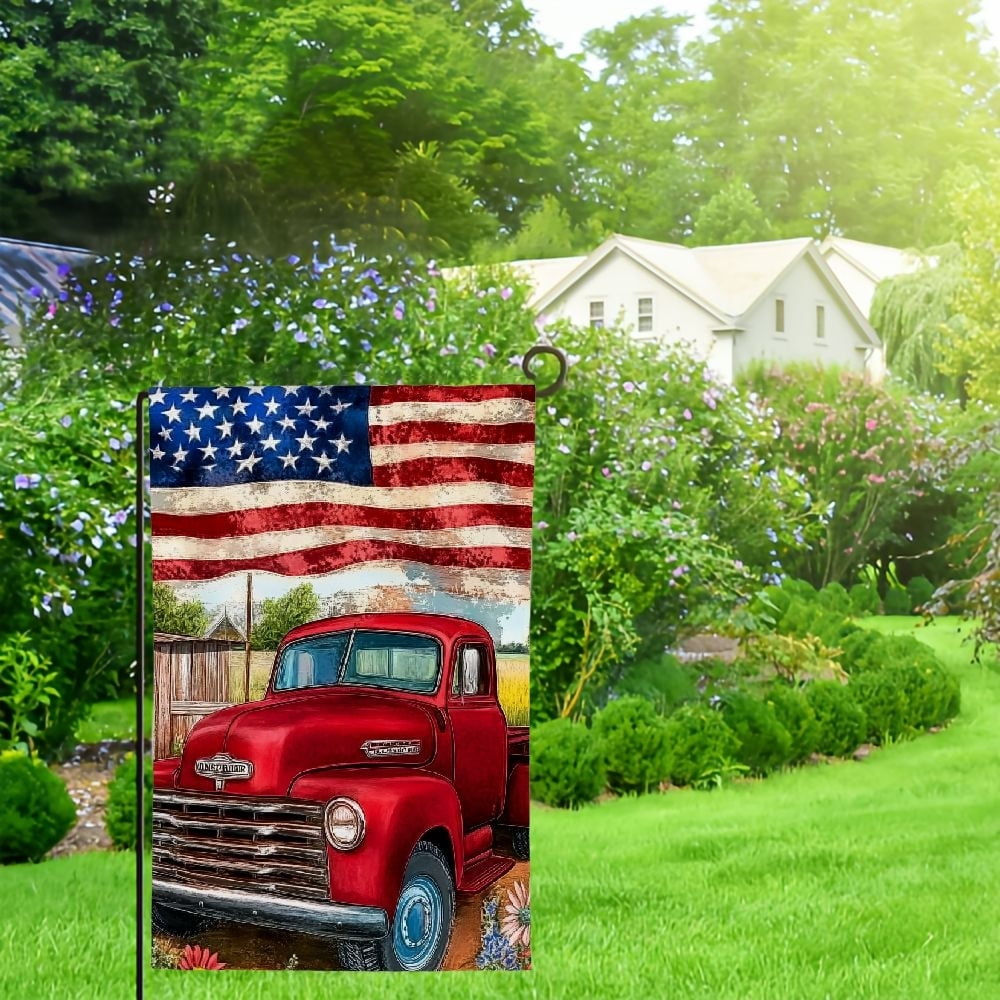 Land Of The Free Flag Patriotic Lane - Walmart.com