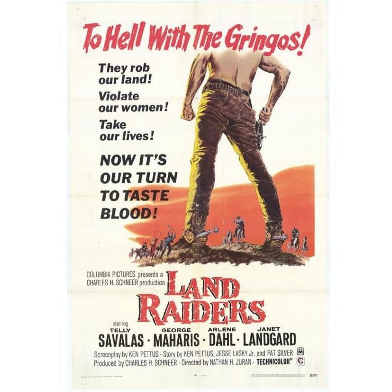 Land Raiders Movie Poster - 27 x 40 in. - Walmart.com