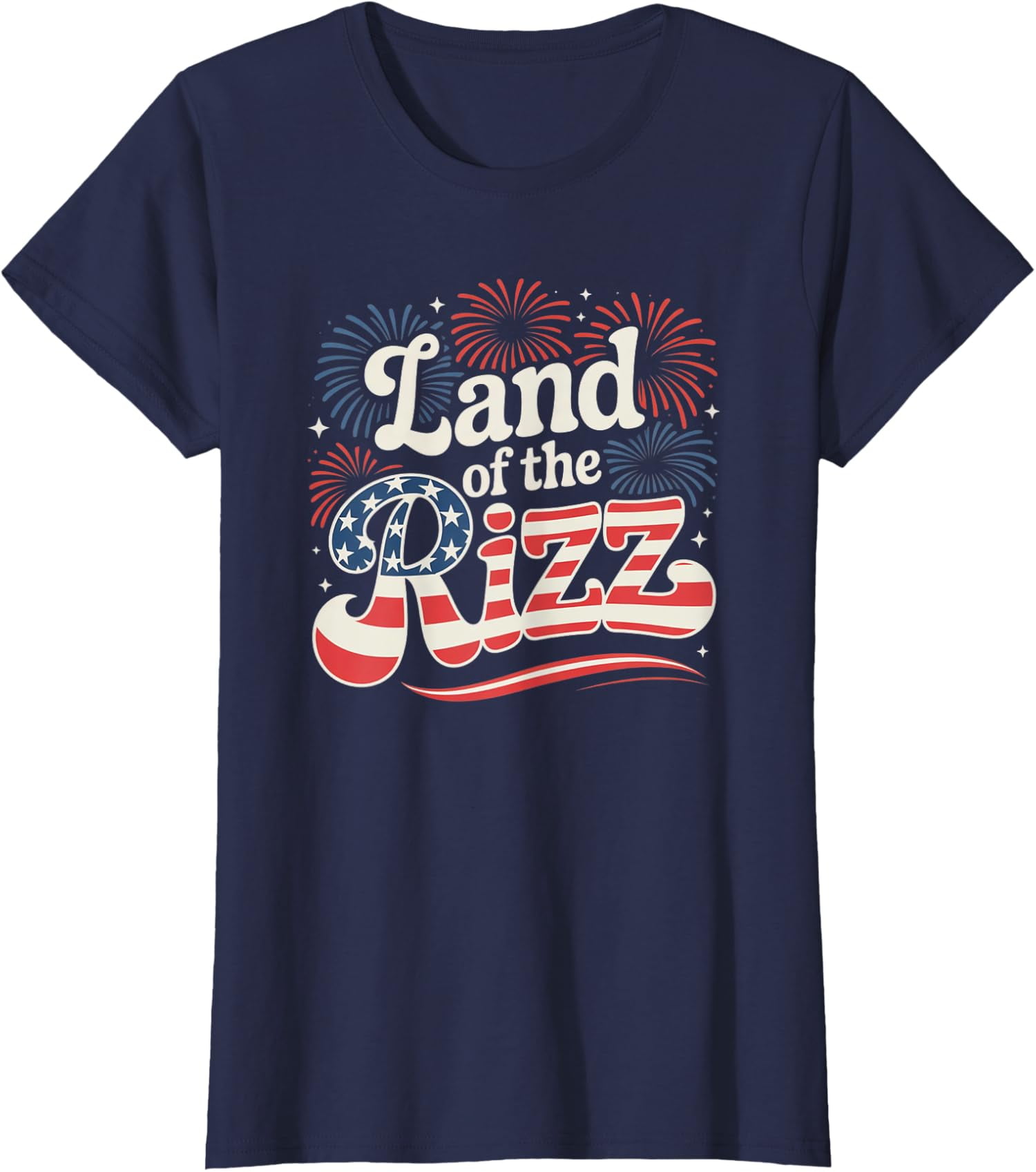 Land of the Rizz Funny 4th of July Patriotic Design - American Flag ...