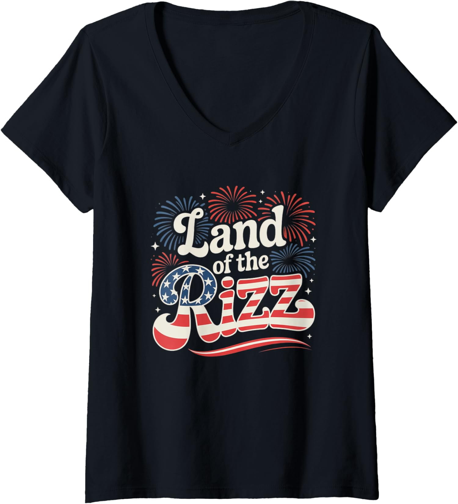 Land of the Rizz Funny 4th of July Patriotic Design - American Flag ...