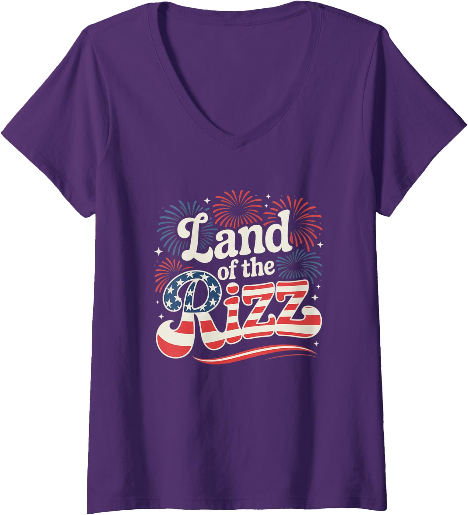 Land of the Rizz Funny 4th of July Patriotic Design - American Flag ...