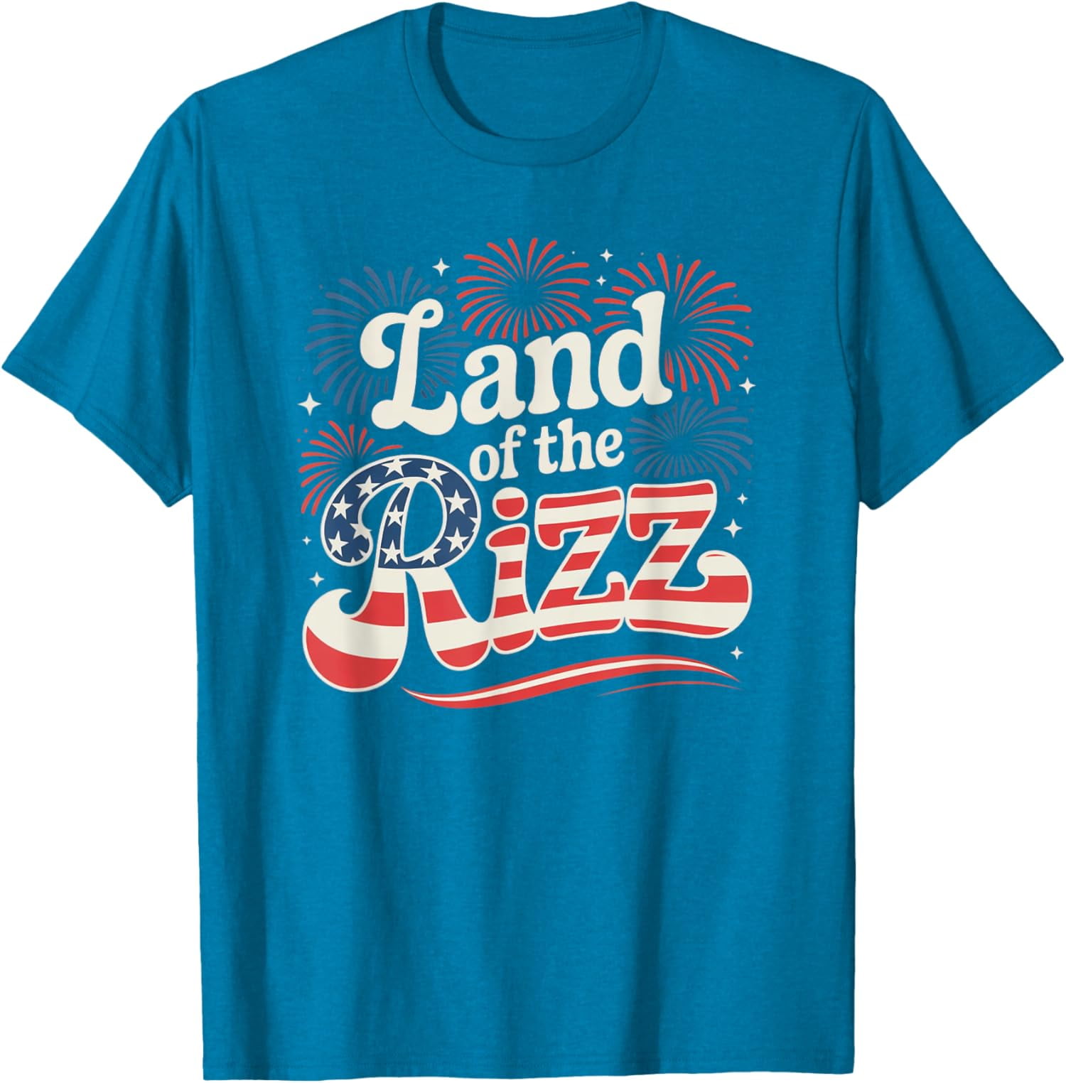 Land of the Rizz Funny 4th of July Patriotic Design - American Flag ...
