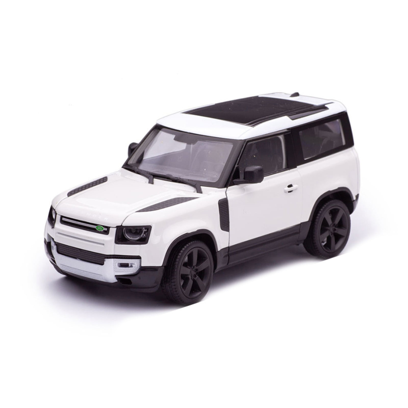 Land Rover Defender 20 Diecast Model 1:24 scale White Welly - Walmart.com