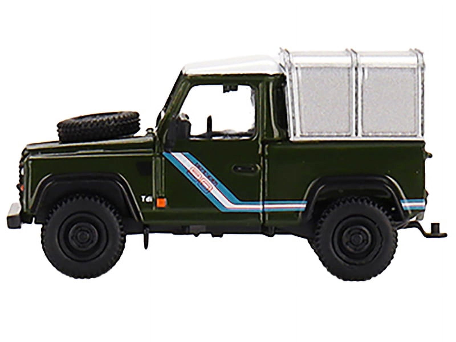 Land Rover Defender 90 Pickup Truck Bronze Green with White Top and ...