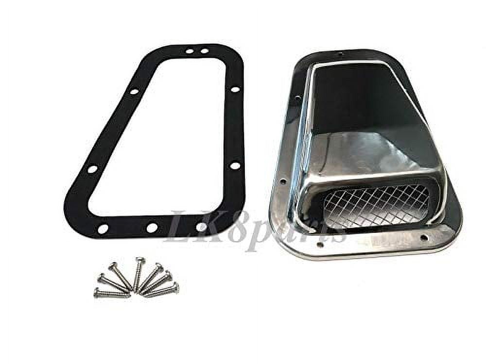 Land Rover Defender Wing Top Air Intake Grille Stainless Steel LH ...