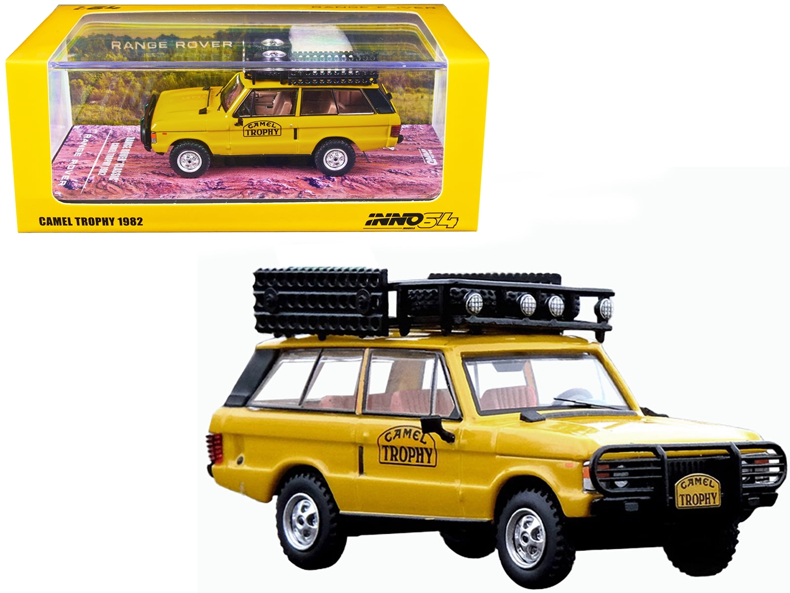 Land Rover Range Rover Classic "Camel Trophy 1982" Yellow w/Roof Rack ...
