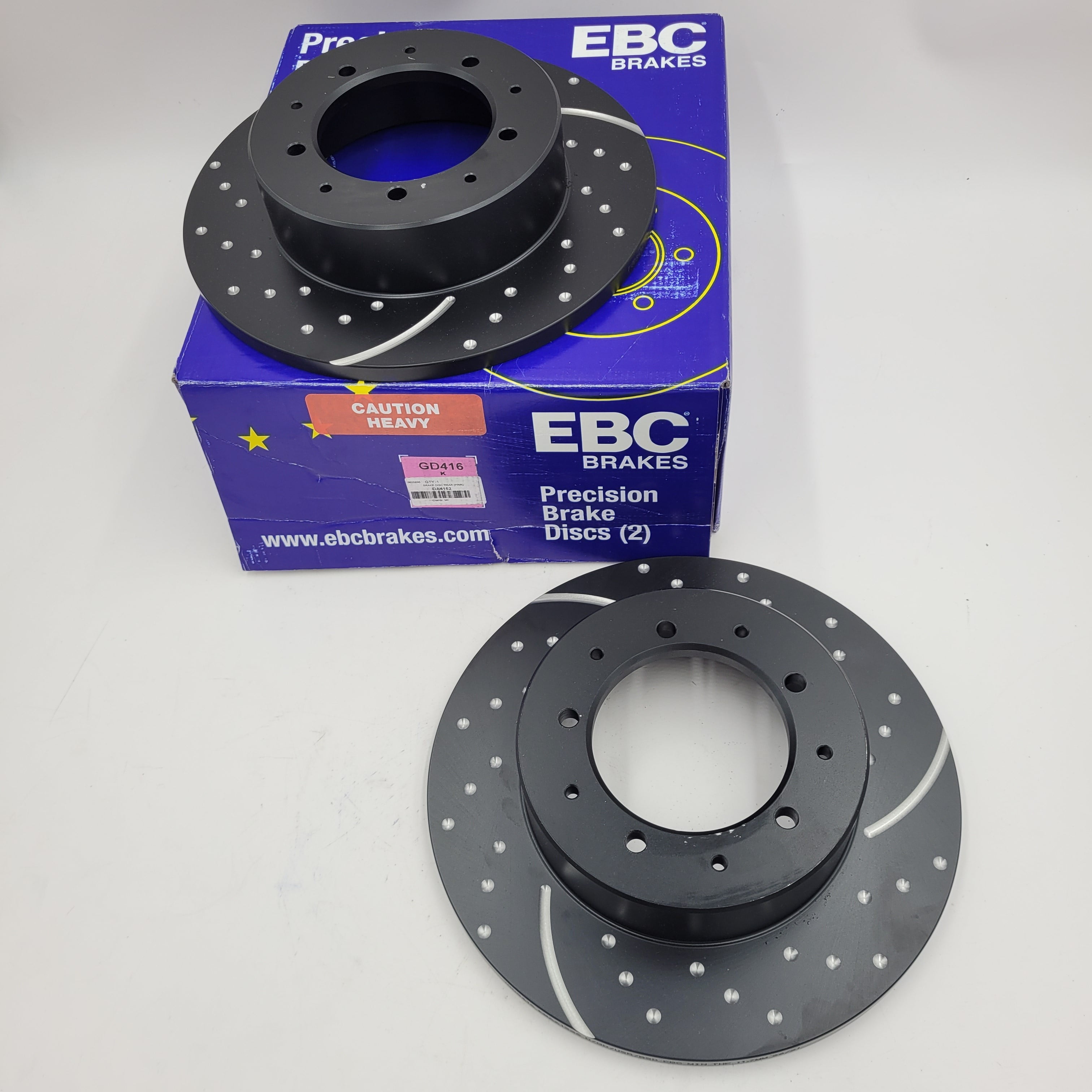 Land Rover Range Rover Defender 90 Set of 2 Rear Brake Disc BR1269R ...