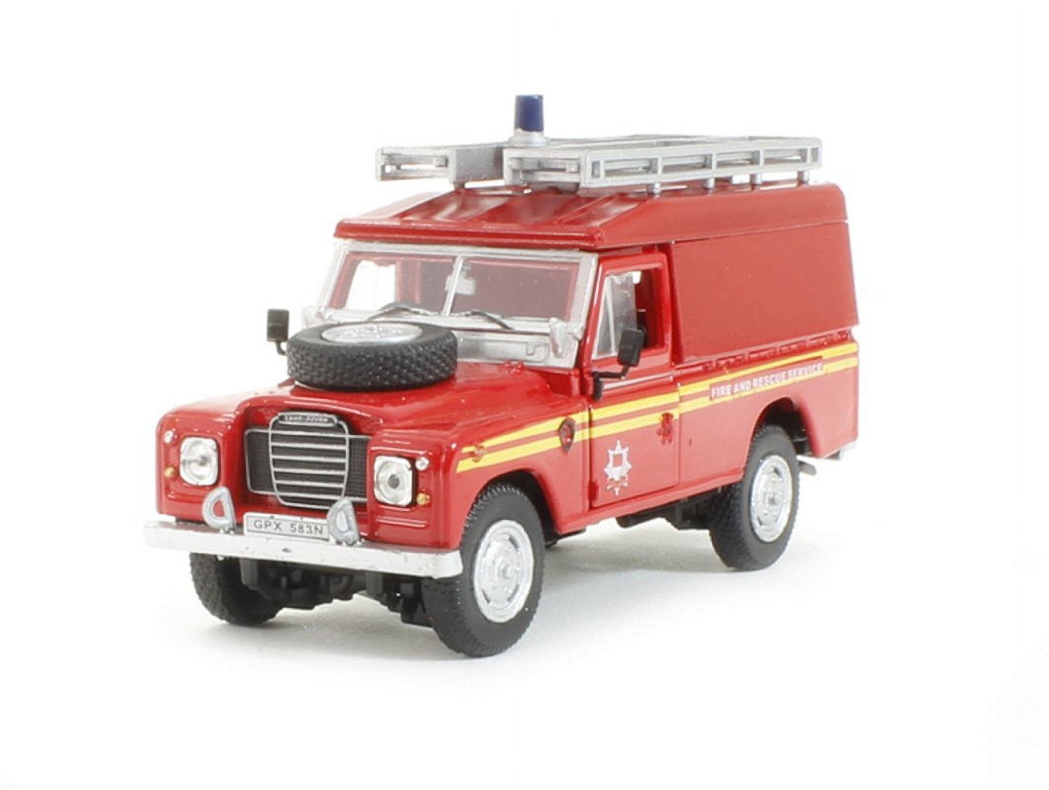 Land Rover Series III 109 (Fire Engine) 1:43 scale Diecast Model in Red ...