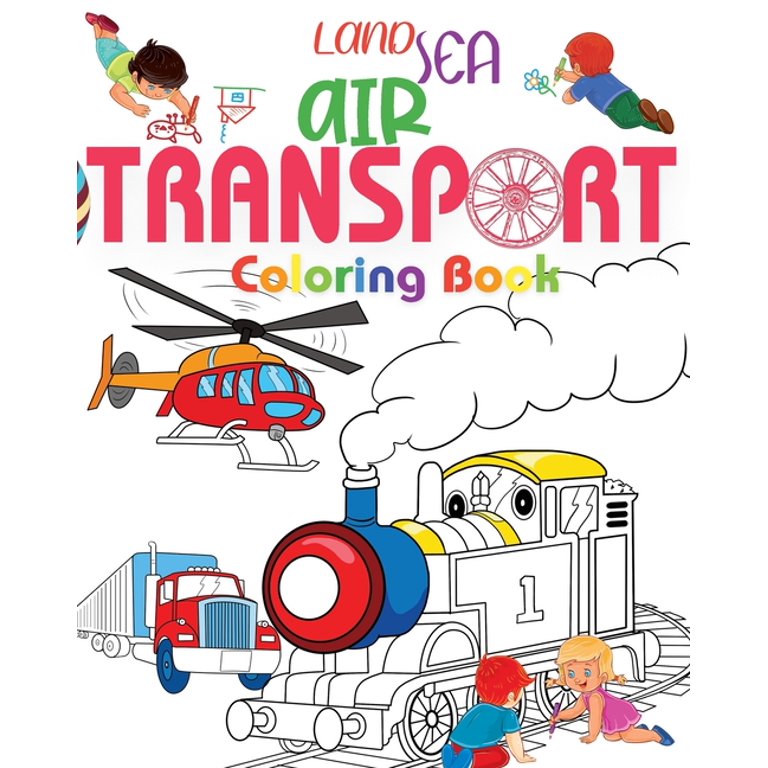 transport coloring book