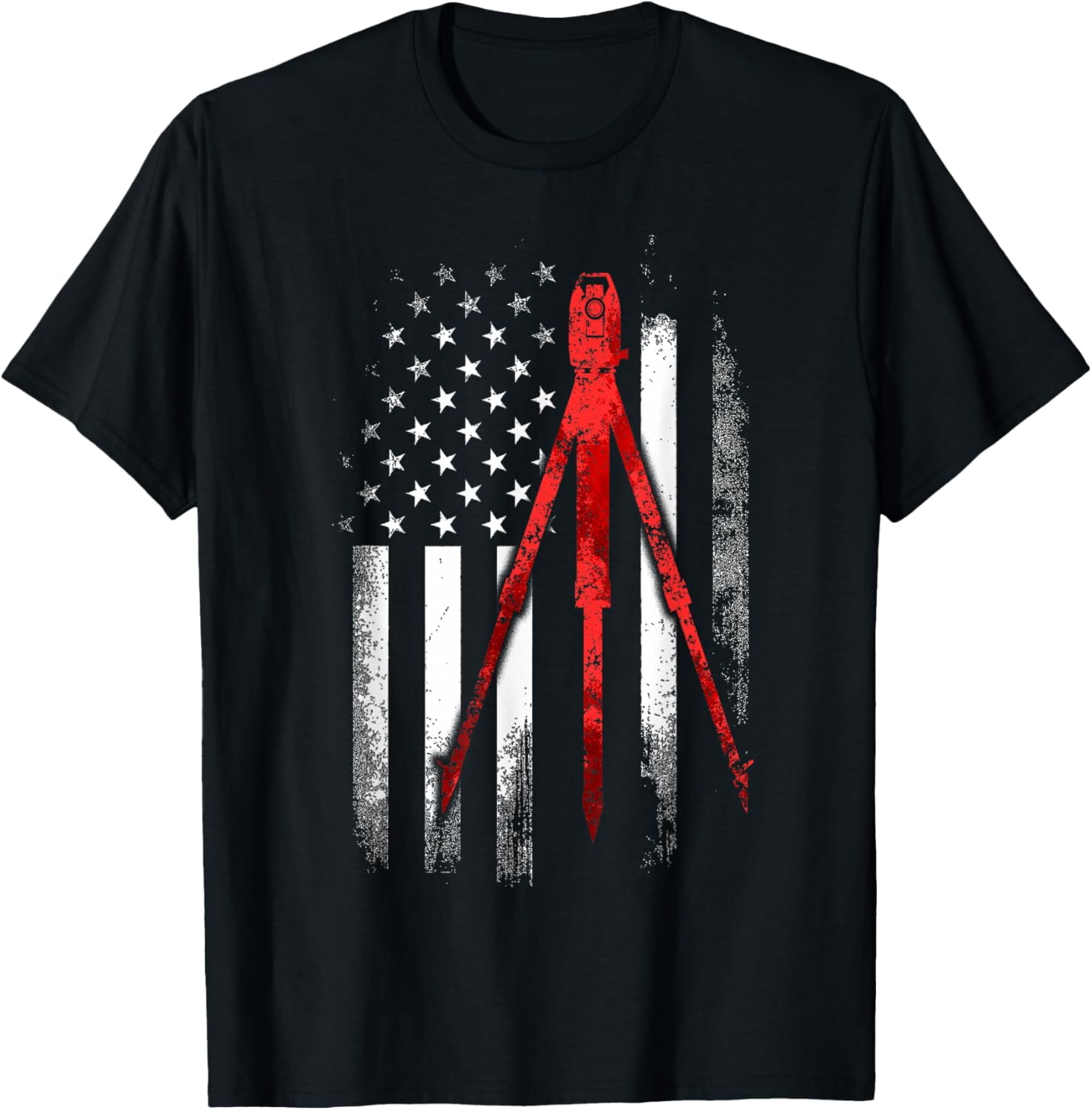 Land Surveying Flag Tool USA Funny Surveyor Gifts T-Shirt - Walmart.com