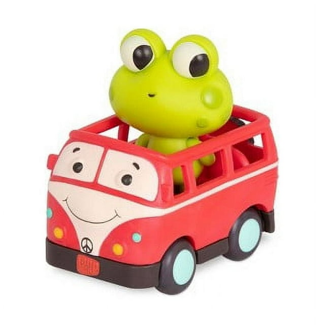 Land of B. Light-Up Frog & Bus Toy - Interactive Vehicle with Sounds ...