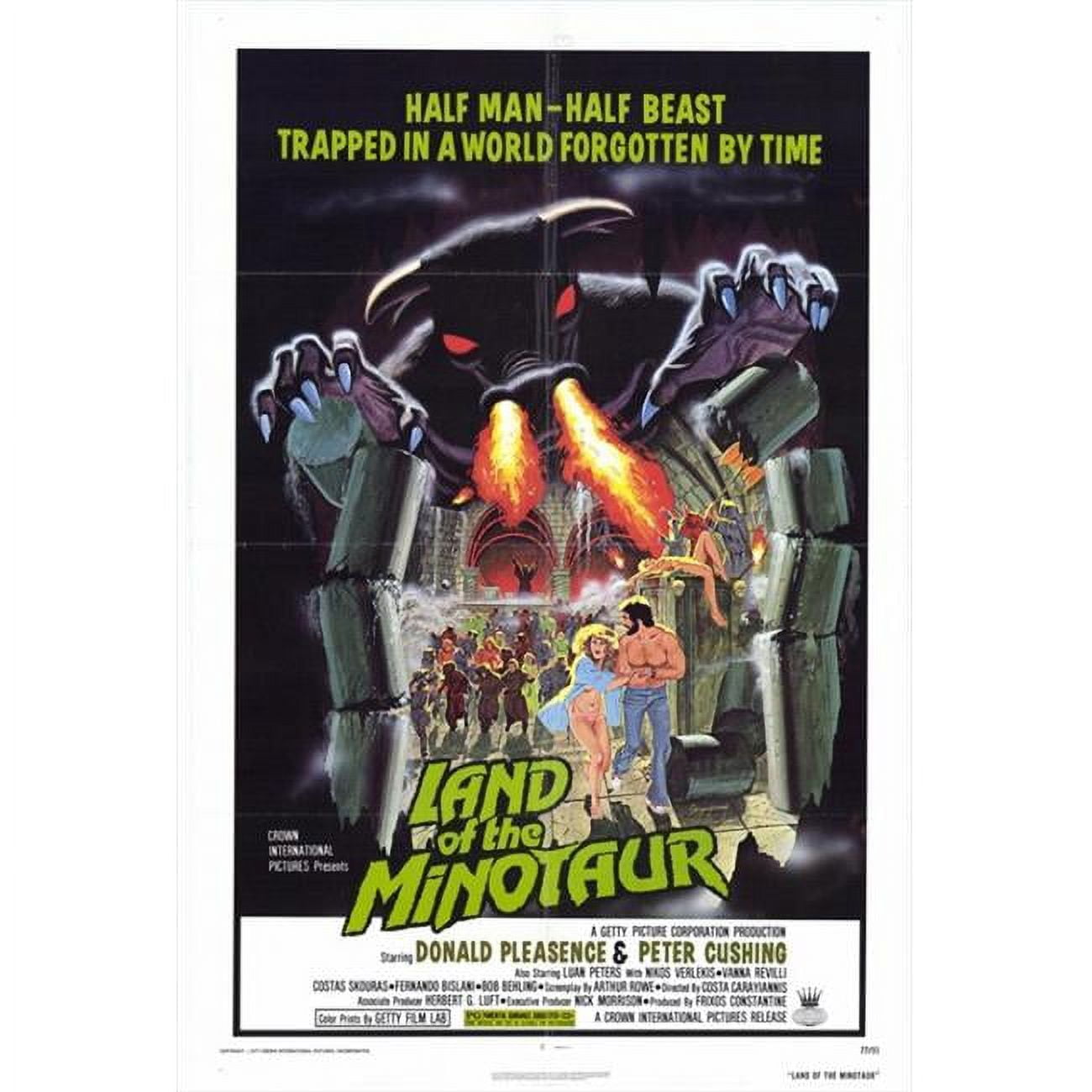 Land of the Minotaur Movie Poster - 27 x 40 in. - Walmart.com