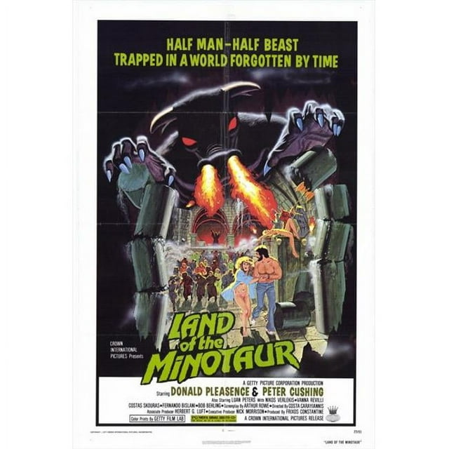 Land of the Minotaur Movie Poster - 27 x 40 in. - Walmart.com