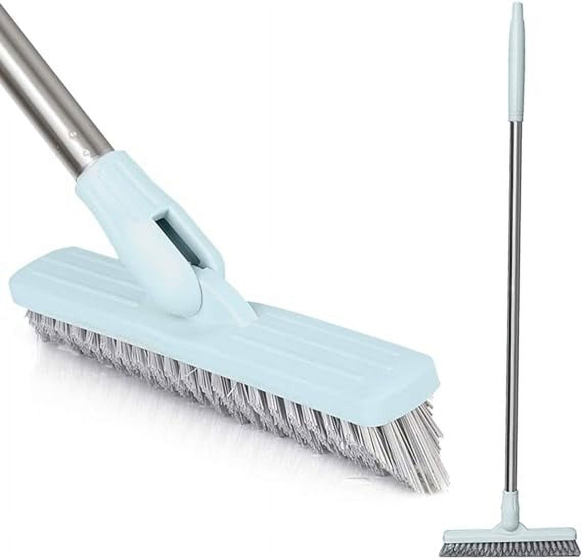 LandHope 17.32" Long Handle Floor Scrub Brush Bathroom Tile Grout ...