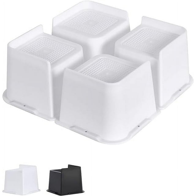 LandHope Bed Risers, Heavy Duty Furniture Risers, Support up to 5000 ...