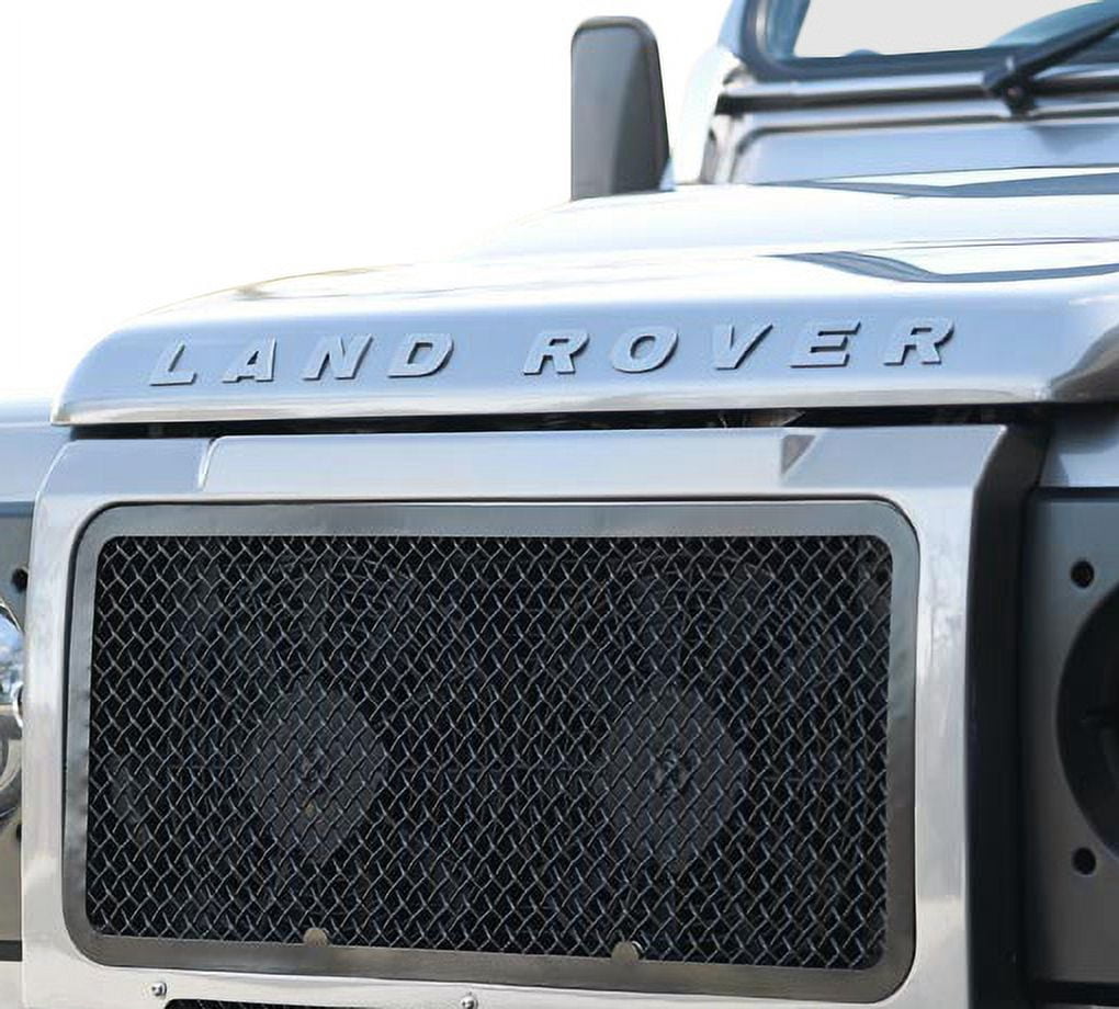LandRover Defender Upper Grill - Black finish (2007 onwards) - Walmart.com