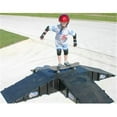 LandWave Durable Plastic Skateboard Ramp System, 4-Sided Pyramid Kit ...