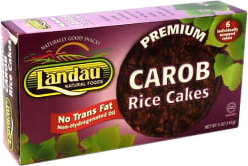 Landau Kosher Premium Rice Cakes Carob Individually Wrapped 6 Pack - 5 ...