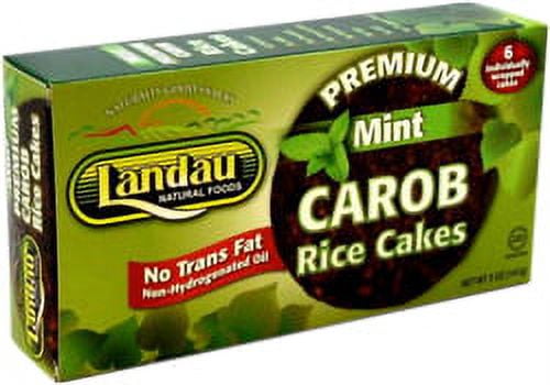Landau Premium Carob Rice Cakes Mint - Walmart.com