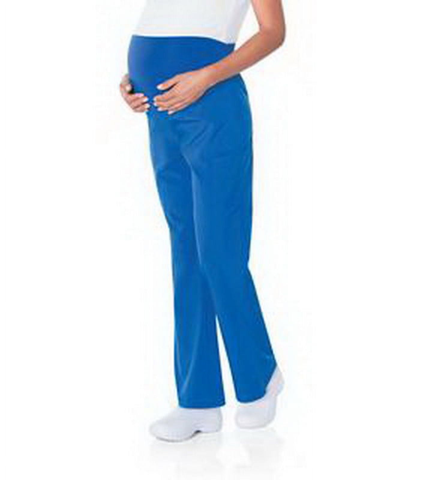 Landau ProFlex Tailored Fit Stretch 3-Pkt Maternity Scrub Pants for ...