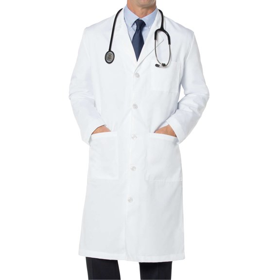 Scrubstar Unisex Core Essentials 40" Antimicrobial Lab Coat - Walmart.com
