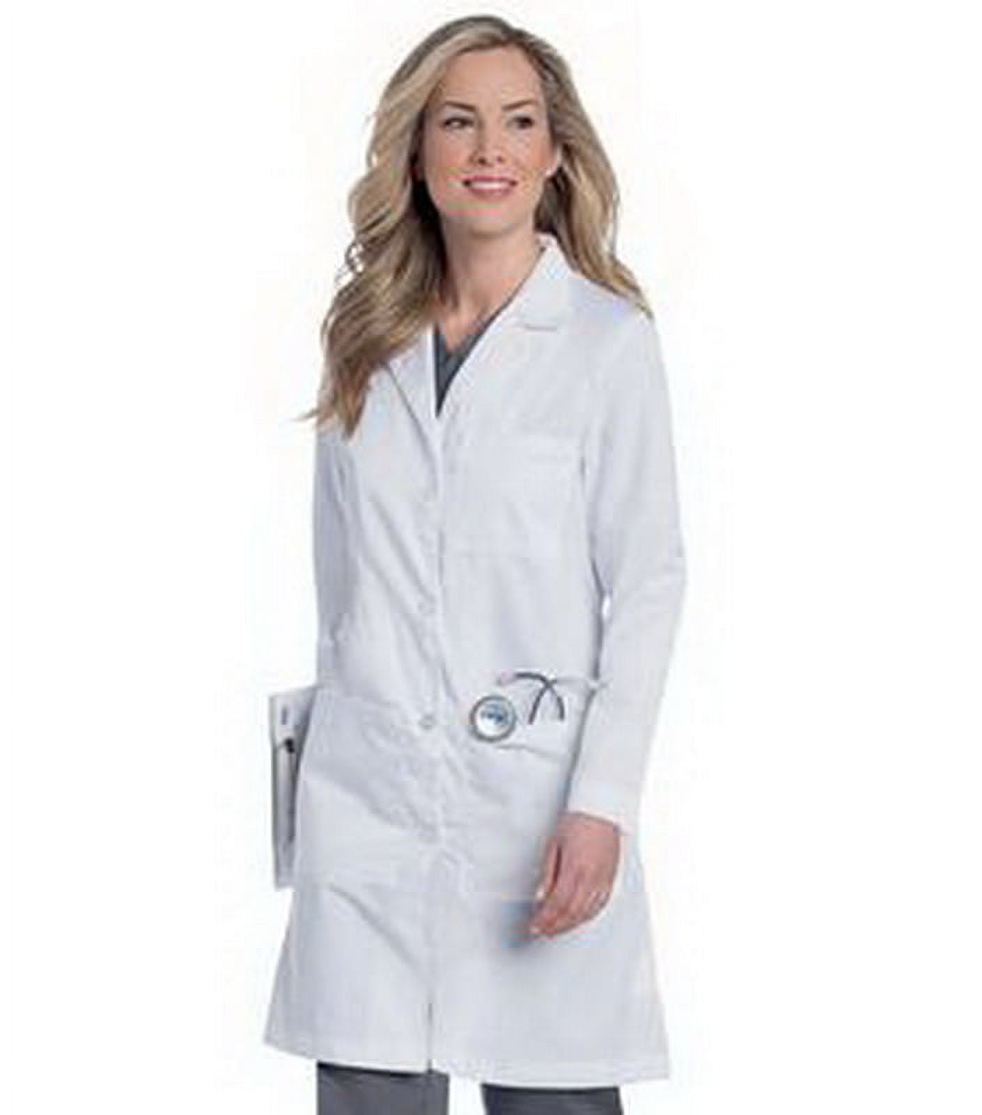 Landau Women's Essential Lab Coats Classic Relaxed Fit Breathable Fade ...