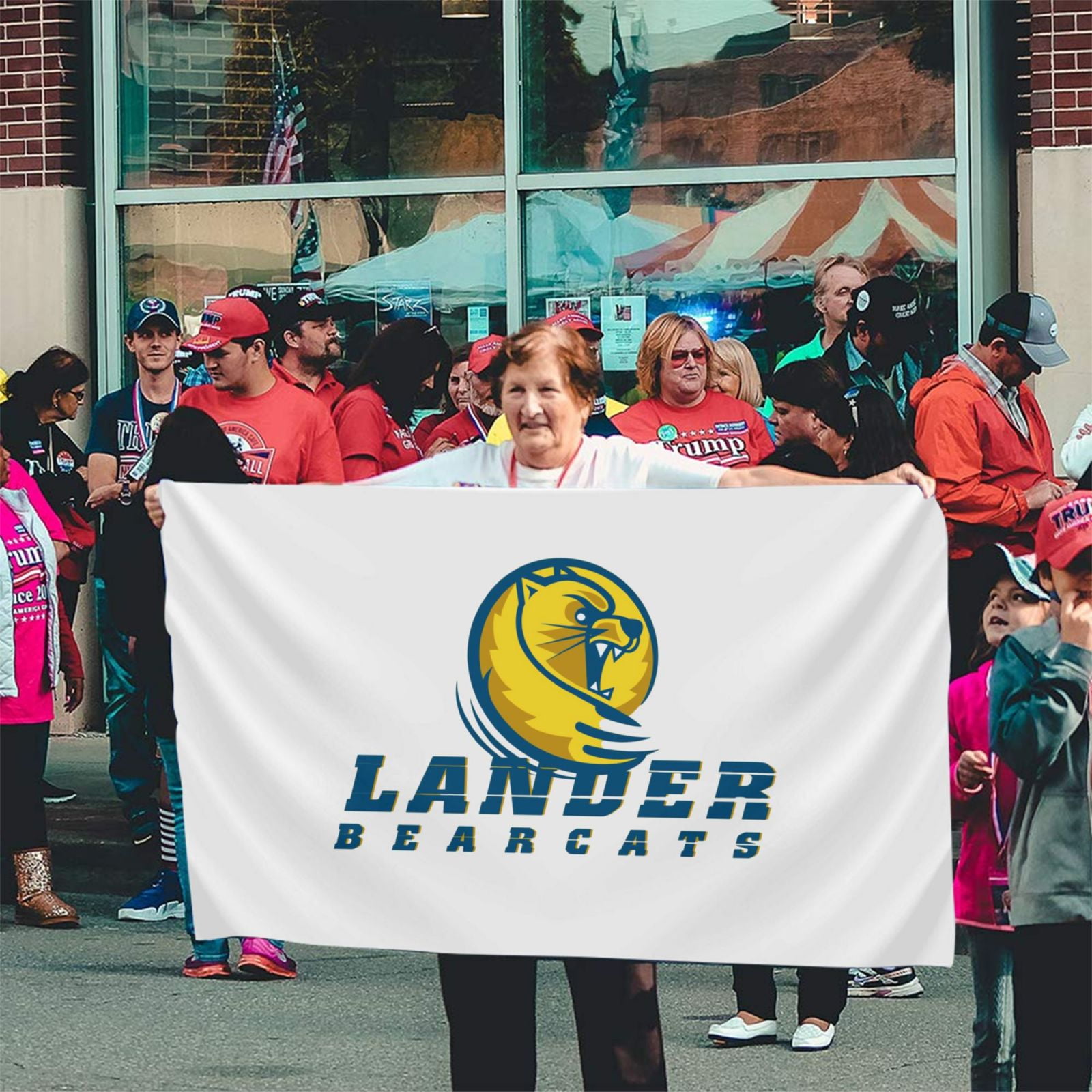 Lander University Logo Banner Breeze Flag Outdoor Flags Home Flag ...