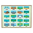 Landform Mini Bulletin Board Set - Educational - 20 Pieces - Walmart.com