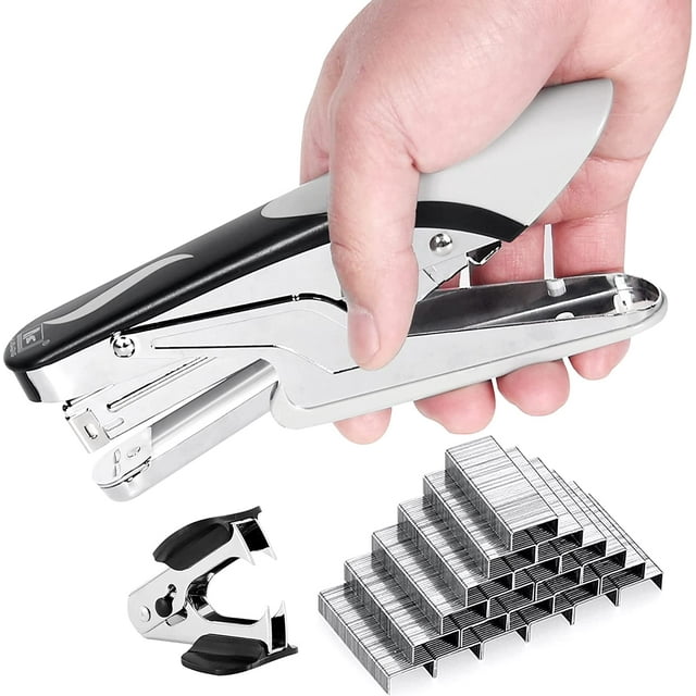 Landhope Heavy Duty Office Stapler Set with Staples, Staple Remover ...