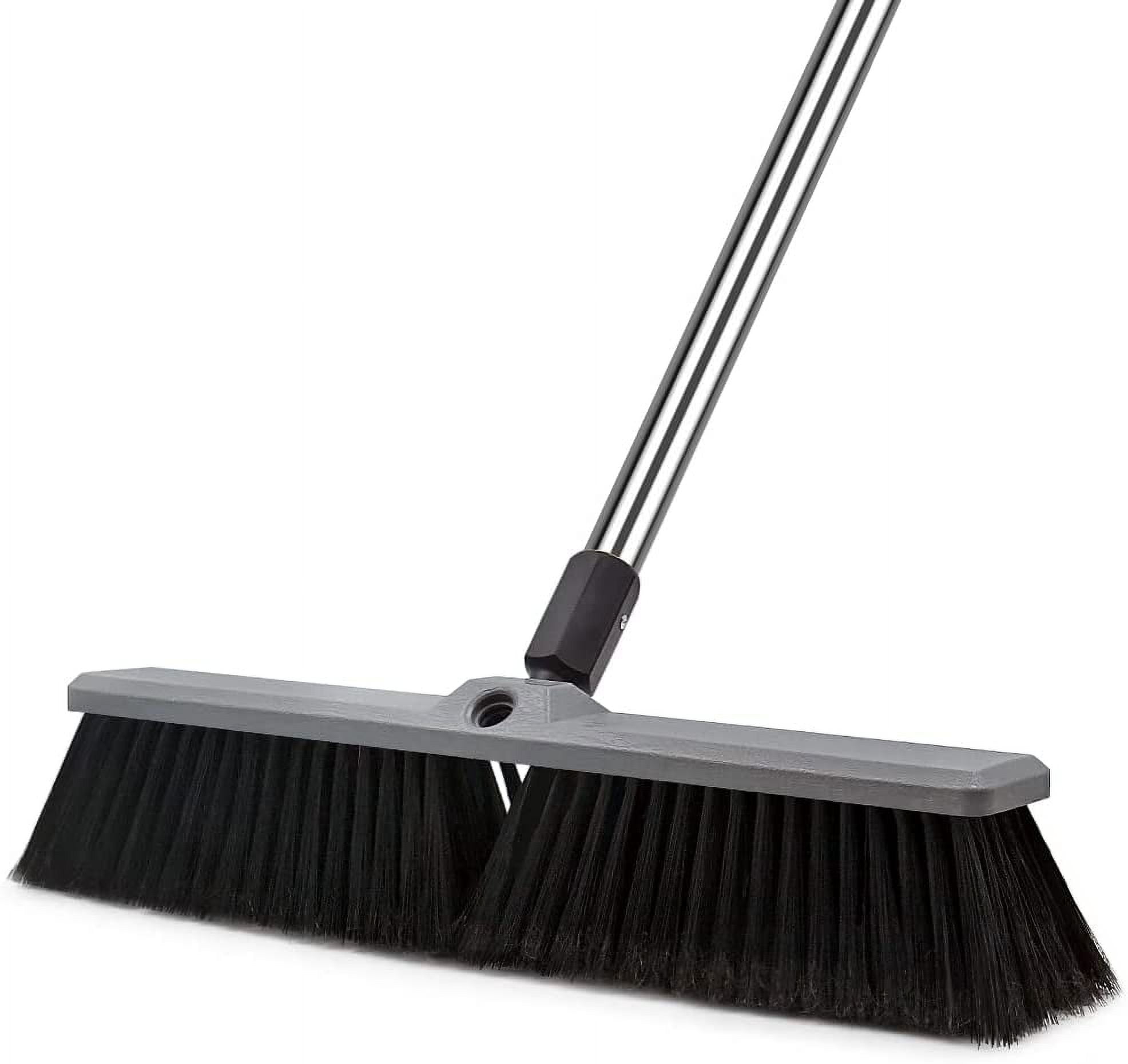 "Landhope Extra Long Handled Push Broom 62"", Hard Cleaning Stiff ...