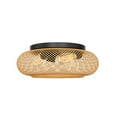 Landia Home Decorative Bamboo Flush Mount Light - Walmart.com