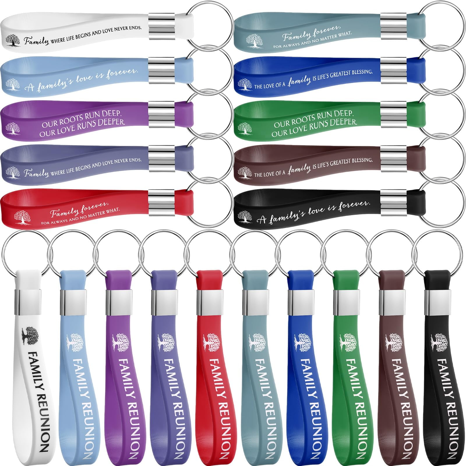 Landical 20 Pcs Family Reunion Party Favors 10 Colors Family Tree ...