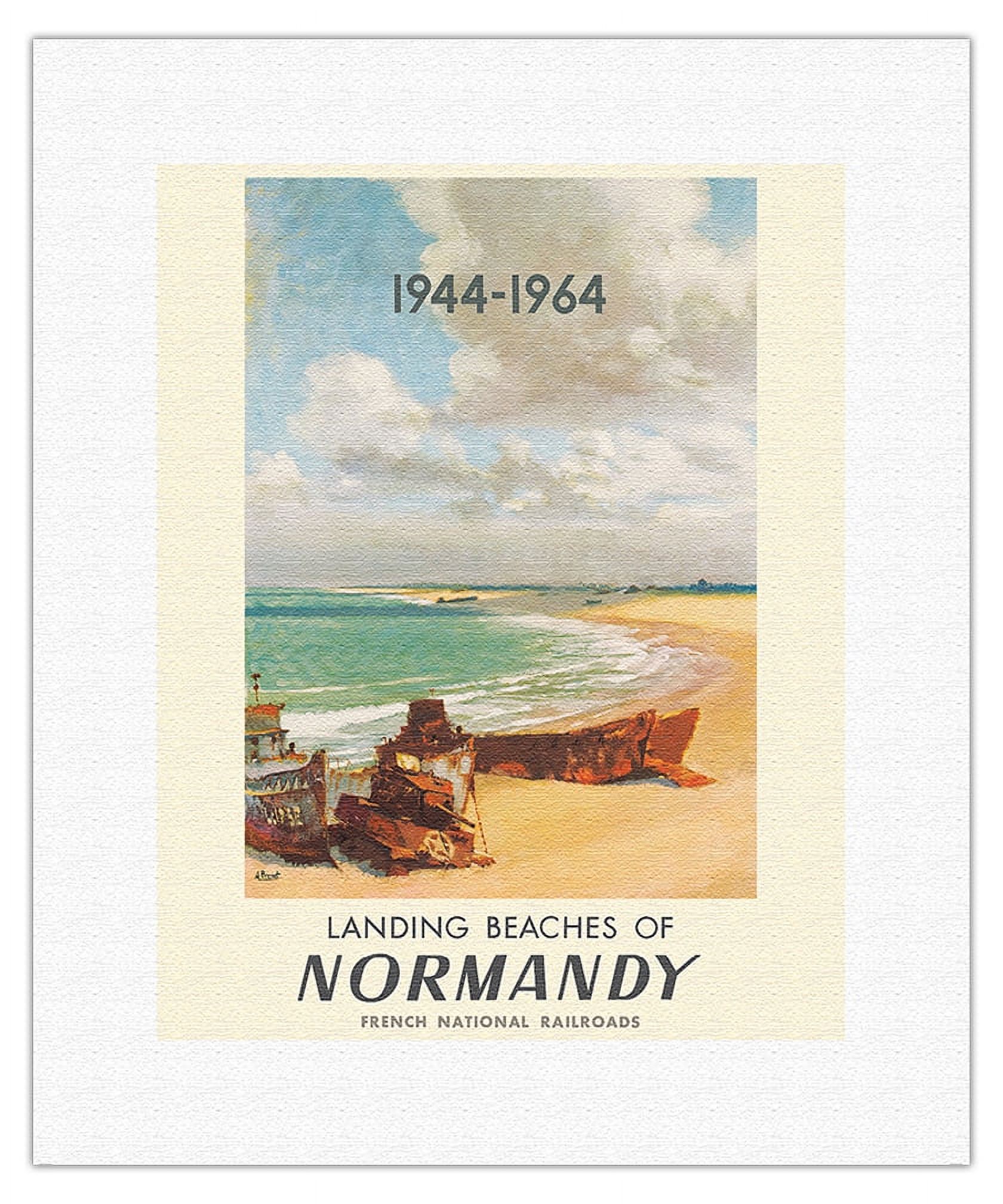 Landing Beaches of Normandy France - French National Railways (SNCF ...