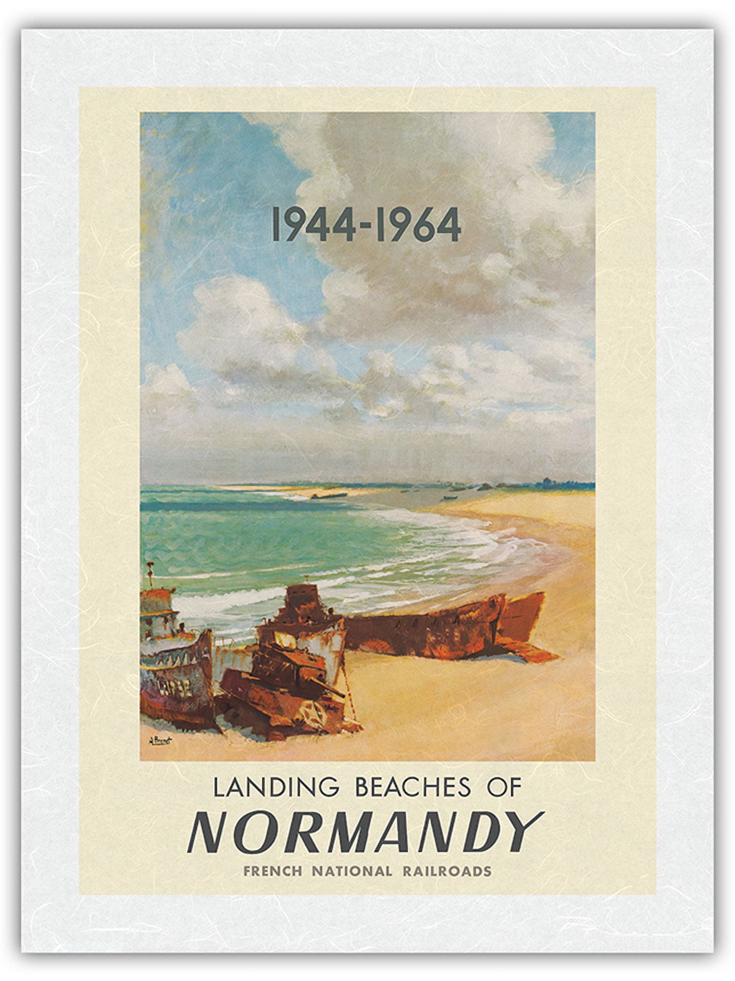 Landing Beaches of Normandy France - French National Railways (SNCF ...