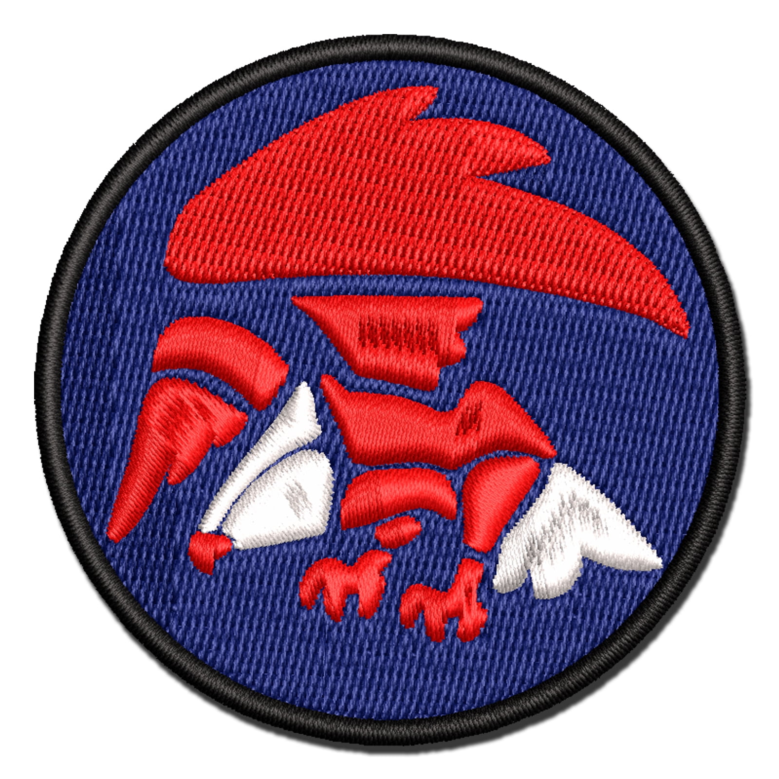 Landing Geometric Eagle Hawk Bird of Prey Applique Multi-Color ...