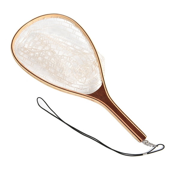 Landing Net,Net Wooden Handle Frame Catch Portable Rubber Net Frame ...
