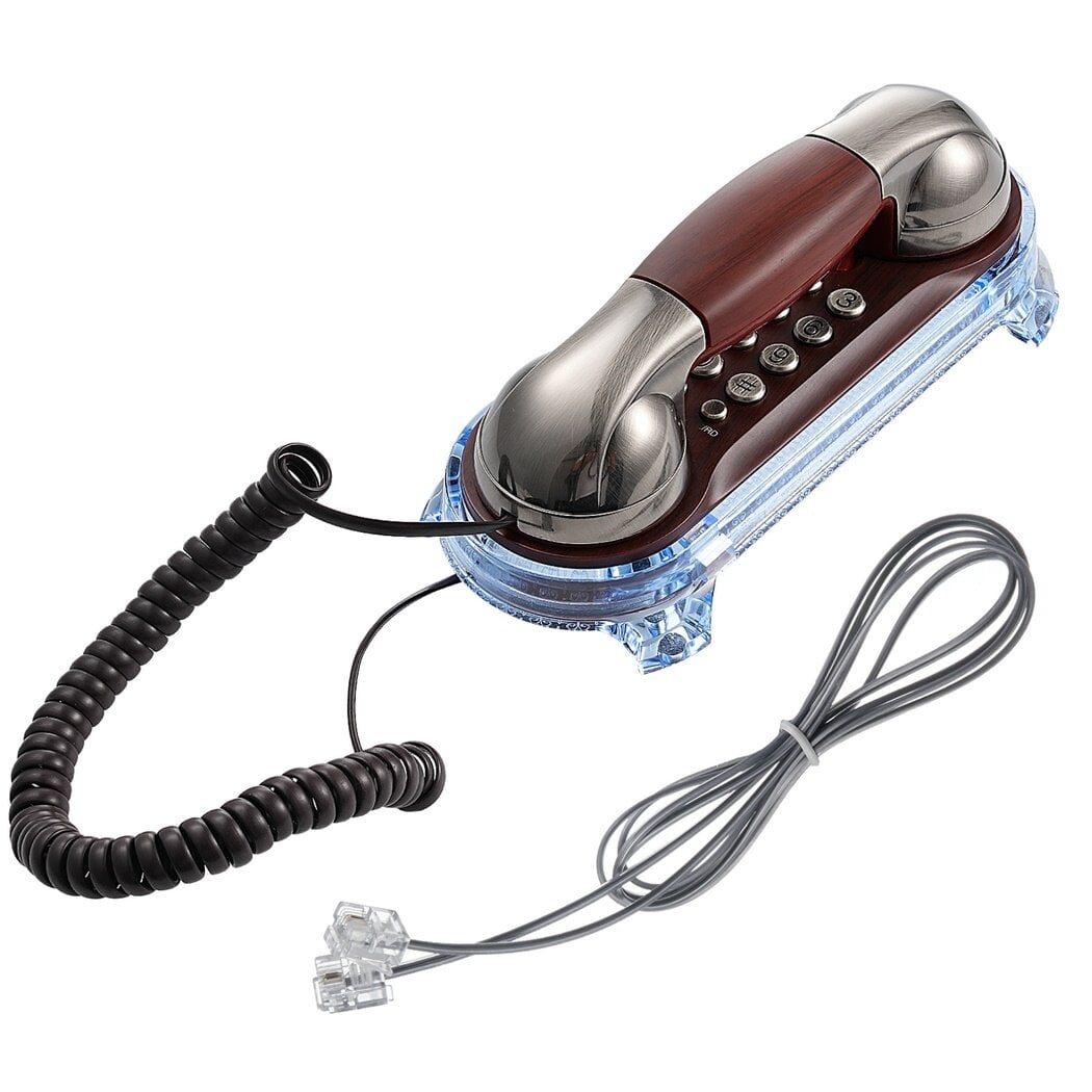 Landline Corded Phone, Vintage Wall-Mounted Telephone, Adjustable ...