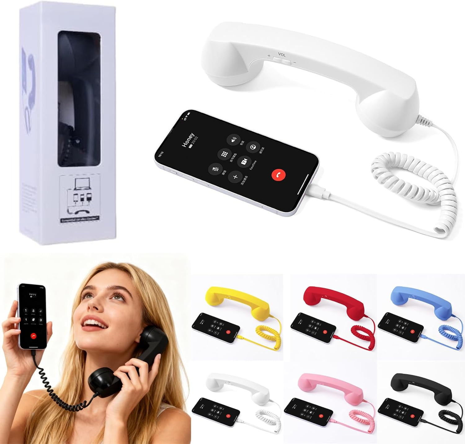Landline Phones For Home , 2026 New Landline Handle Receiver with ...