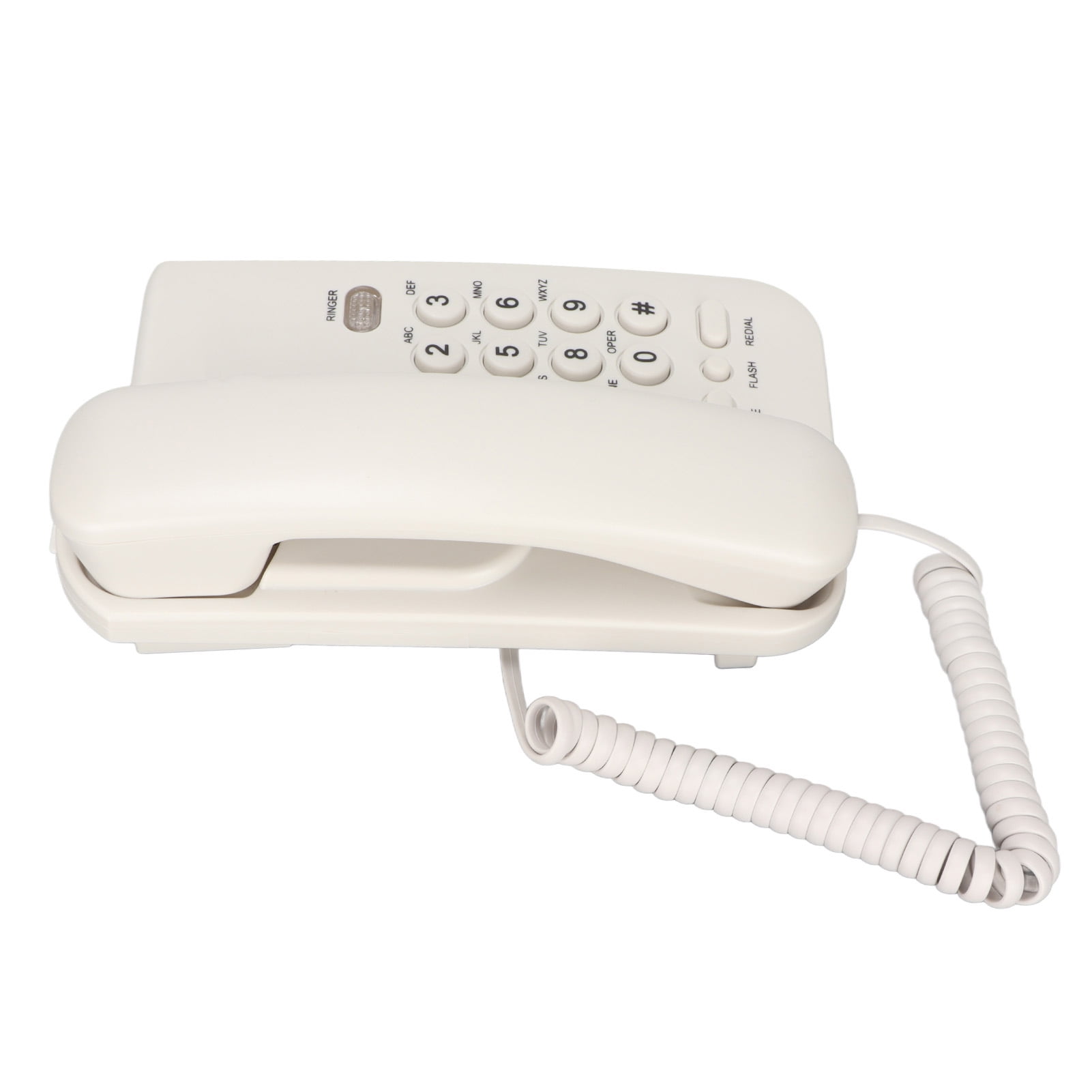 Landline Telephone, Wall Mounted Wall Mounted Wired Telephone White ...