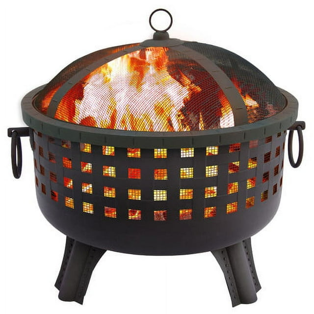 Landmann Garden Series Savannah Fire Pit, Black - Walmart.com