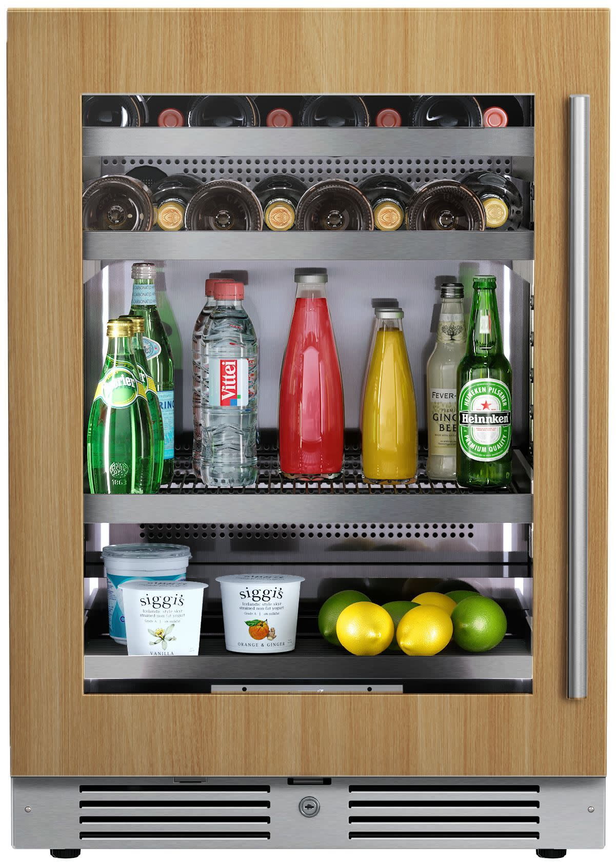 Landmark L3024ui1m-Lh 24" Wide Single Zone Wine And Beverage Cooler ...